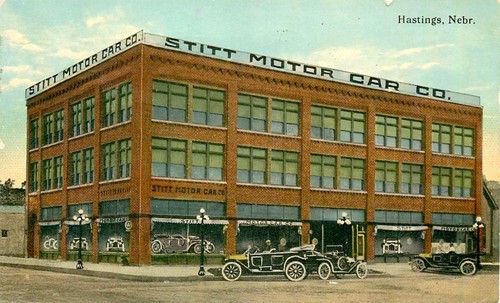 STITT MOTOR CAR COMPANY, HASTINGS, NE, VINTAGE POSTCARD (A622) | eBay