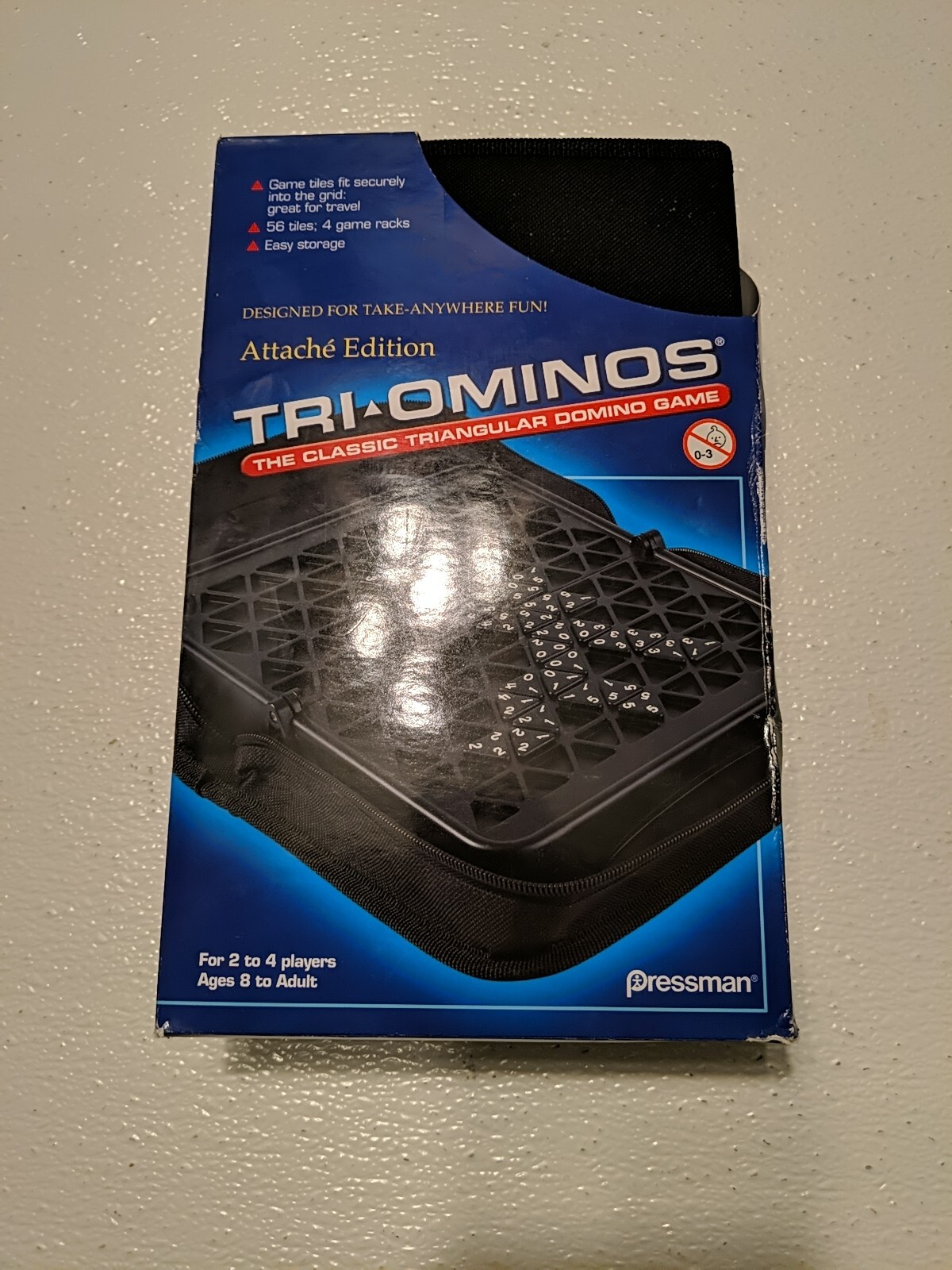 Pressman Tri-Ominos Attaché Edition 2006 Full Zip Travel Case 2-4 ...