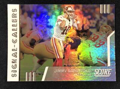 2019 Score Jimmy Garoppolo 49ers Signal Callers Card #SC-4 | eBay