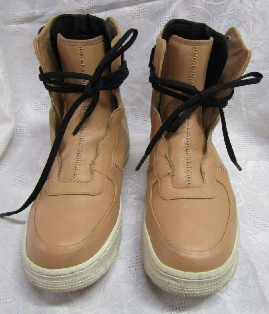 NIKE AF1 Air Force 1 Rebel XX Praline Tan Black High … - Gem