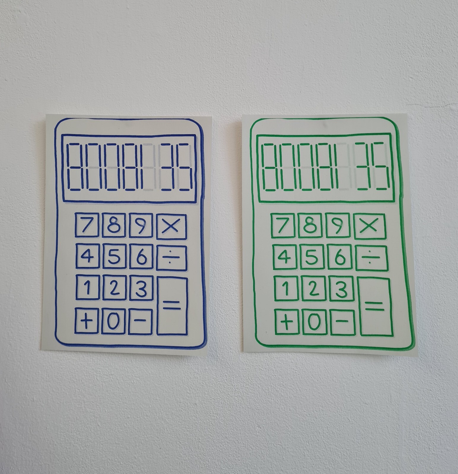 Retro/Y2K BOOBIES On Calculator- A4 Risograph Original Prints | eBay UK