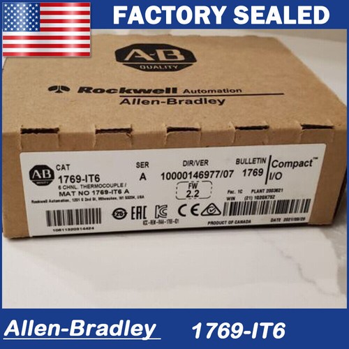 AB Allen bradley 1769-IT6 Compact I/O 6 Channel Thermocouple mV Input ...