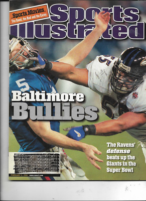 SPORTS ILLUSTRATED MAGAZINE---FEBRUARY 5 2001----BALTIMORE RAVENS COVER ...