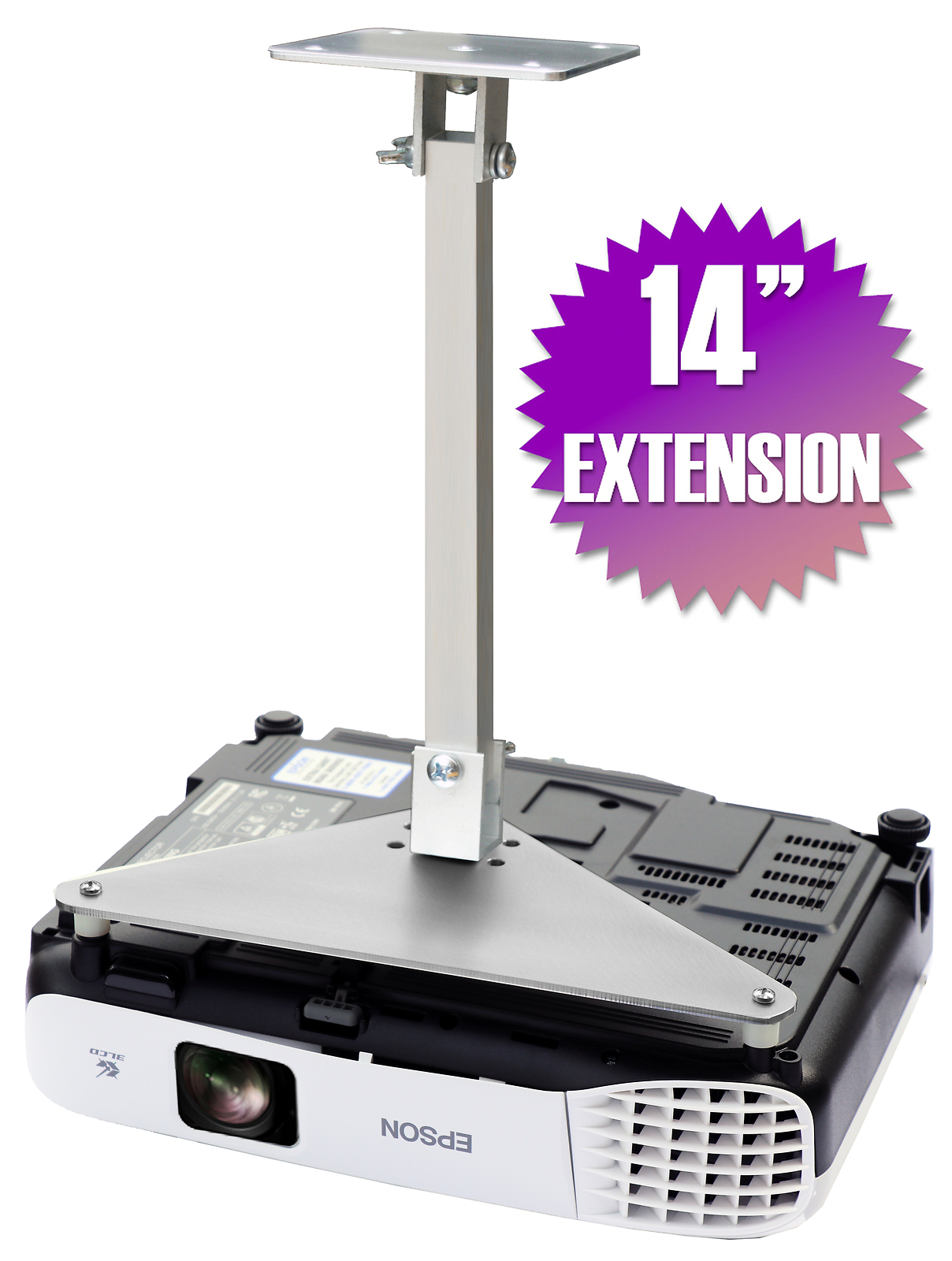 Projector Ceiling Mount for Epson PowerLite 107 108 109W 970 980W 990U ...