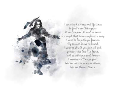 ART PRINT The Crow, Forever Lovers Poem, Christmas Gift, Anniversary ...