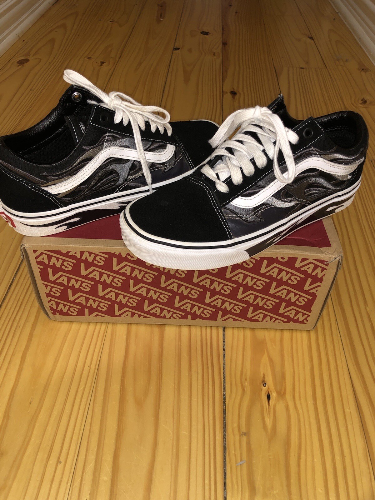 Size 7 - VANS Old Skool x A$ap Rocky Worldwide Pack - Black Flames for ...