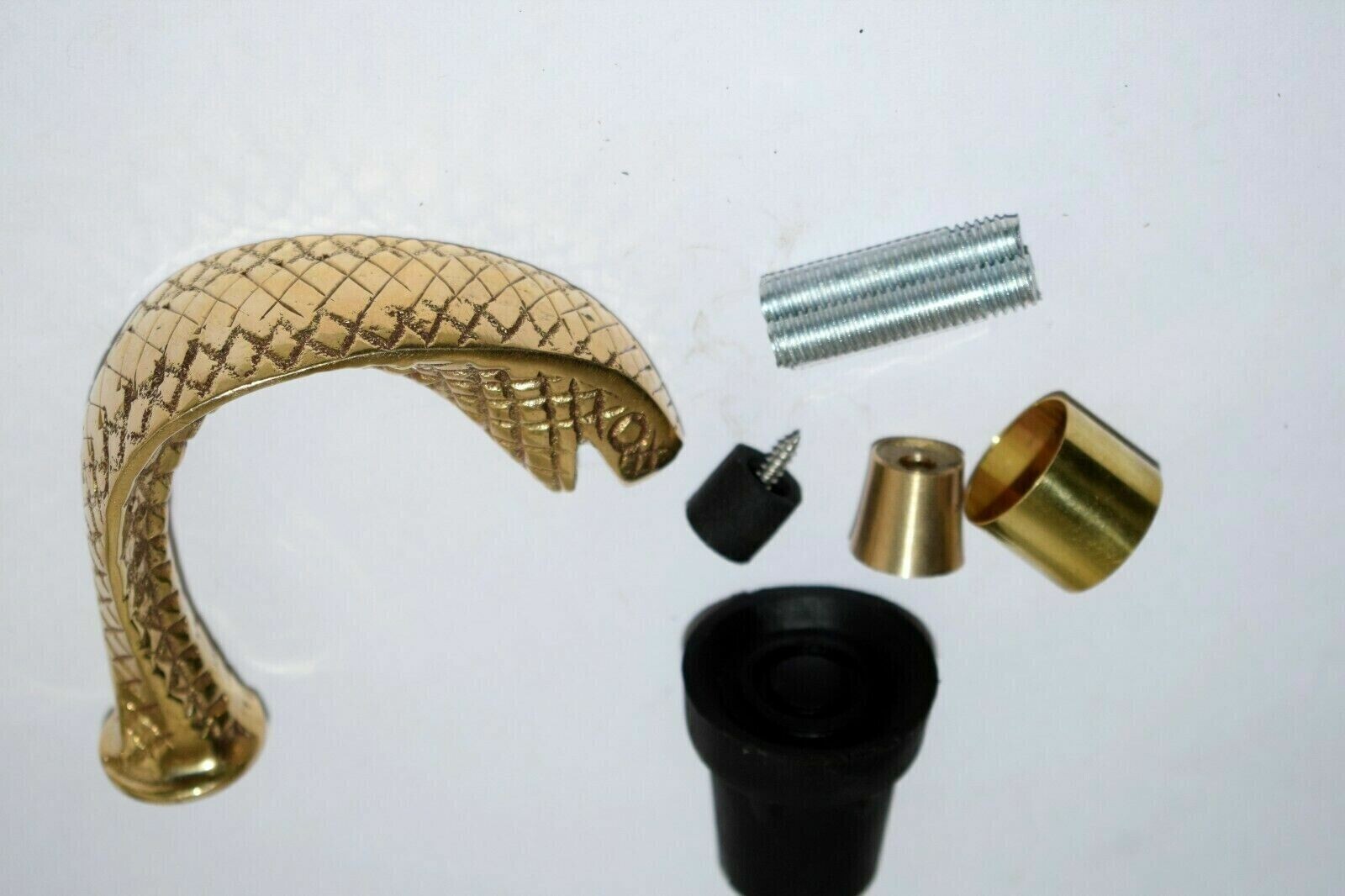 Handmade Brass Snake Head Handle for Wooden Walking Stick Cane Gift ...