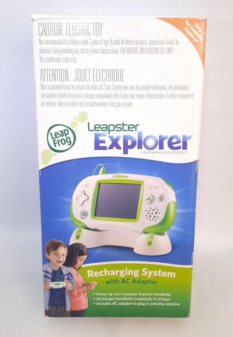 New Open Box Leapfrog Leapster Explorer Recharging System with AC Adapter