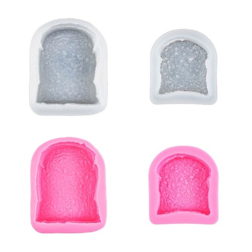 Sliced Toast Bread Resin Mold Fondant Silicone Mold DIY Cake Pastry ...