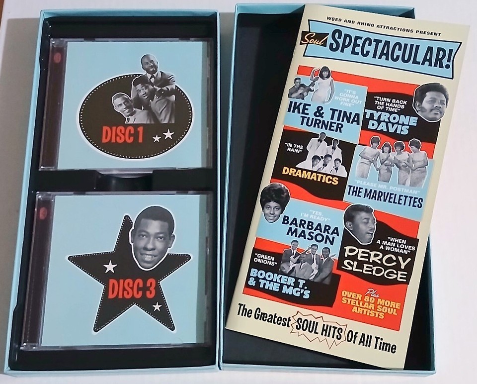 SOUL SPECTACULAR-THE GREATEST SOUL HITS OF ALL TIME-4CD LONG BOX SET ...