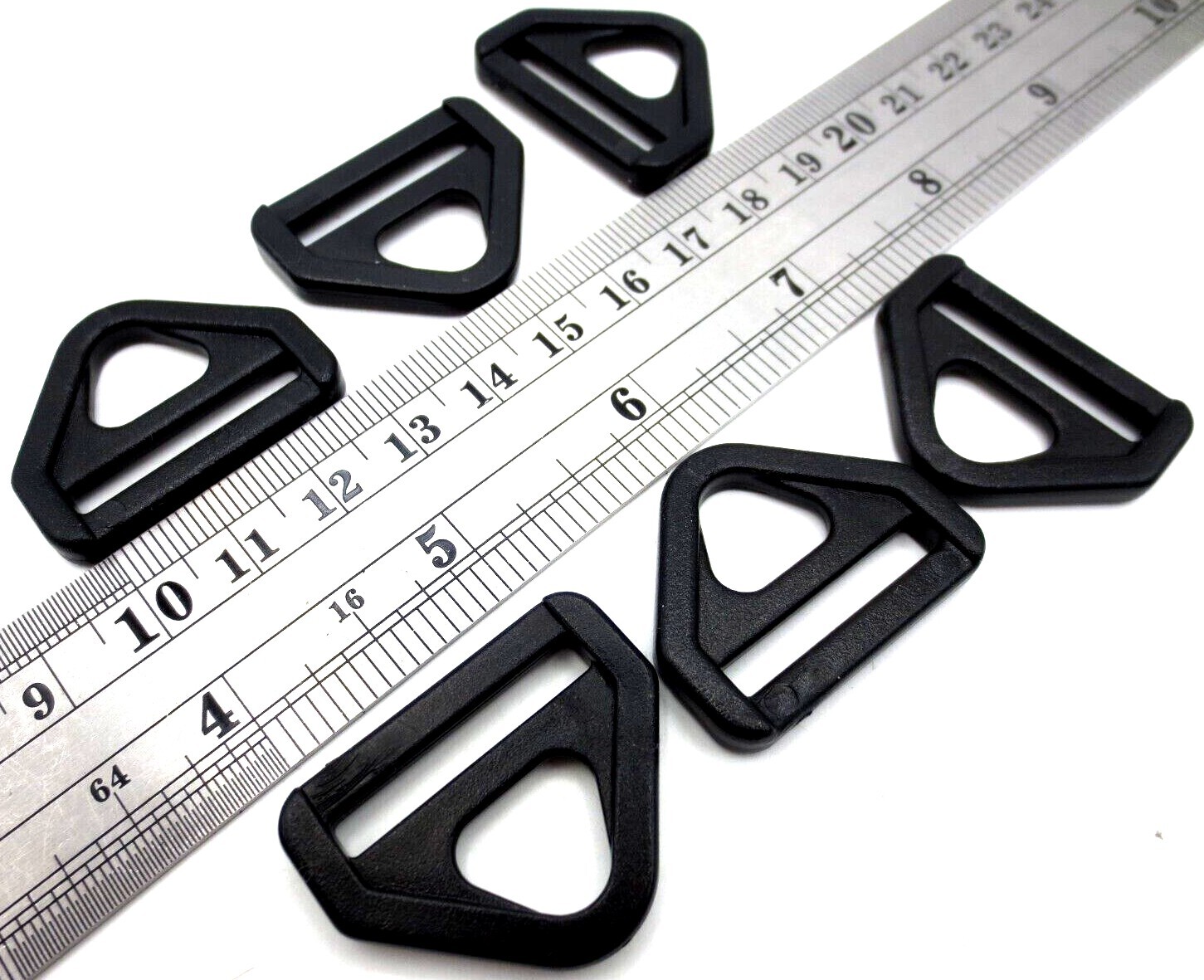 D-Ring Triangle Bar Fits 25mm 1" Webbing Strap For Sling Bag Vest Pack ...