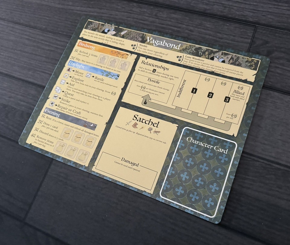 Root A Game Of Woodland Might & Right | Vagabond Faction Board | Game ...