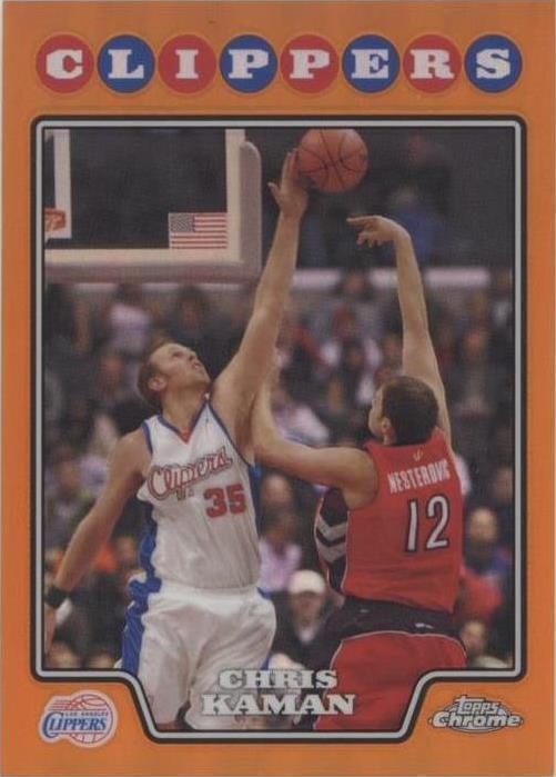 2008-09 Topps Chrome - Chris Kaman #121 Orange Refractor /499 for sale ...