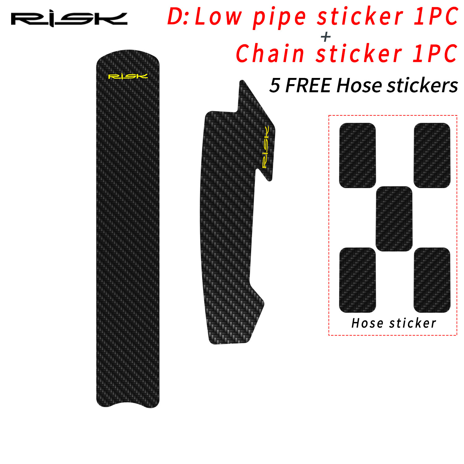 Downtube Protector + Chain Guard RISK Road Bike Chain Guard Frame ...