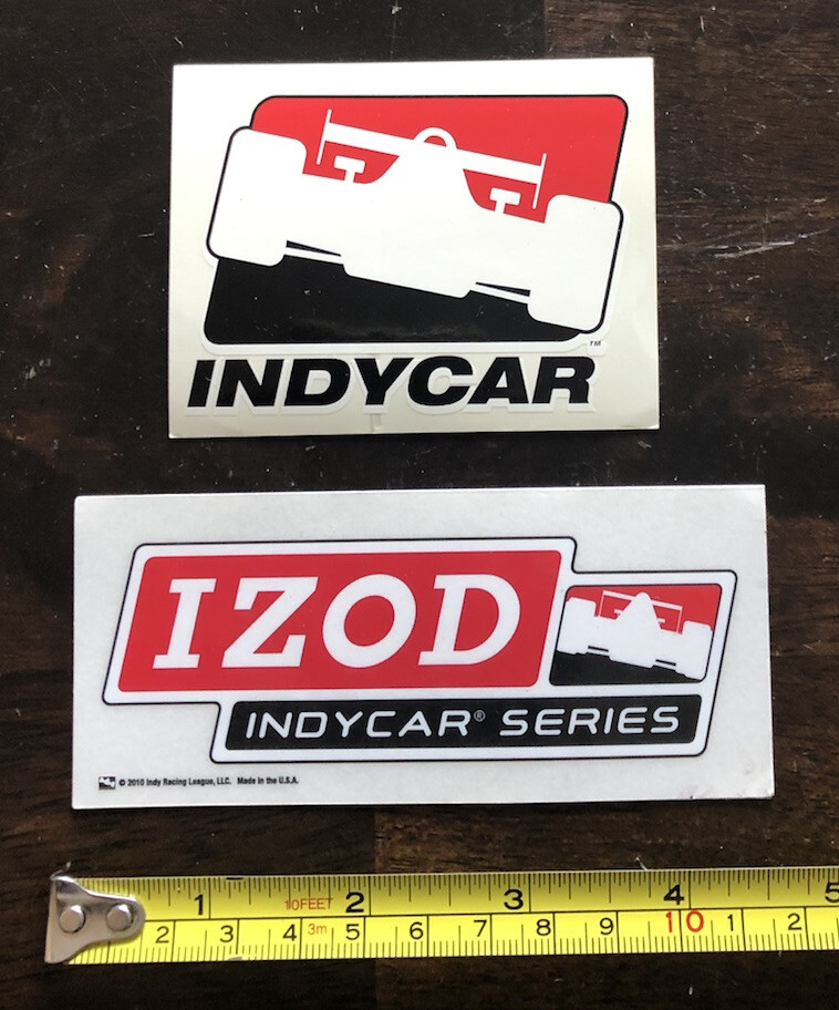 2 IZOD INDYCAR SERIES RACING STICKERS DECALS imsa gtlm gtp daytona gtd ...