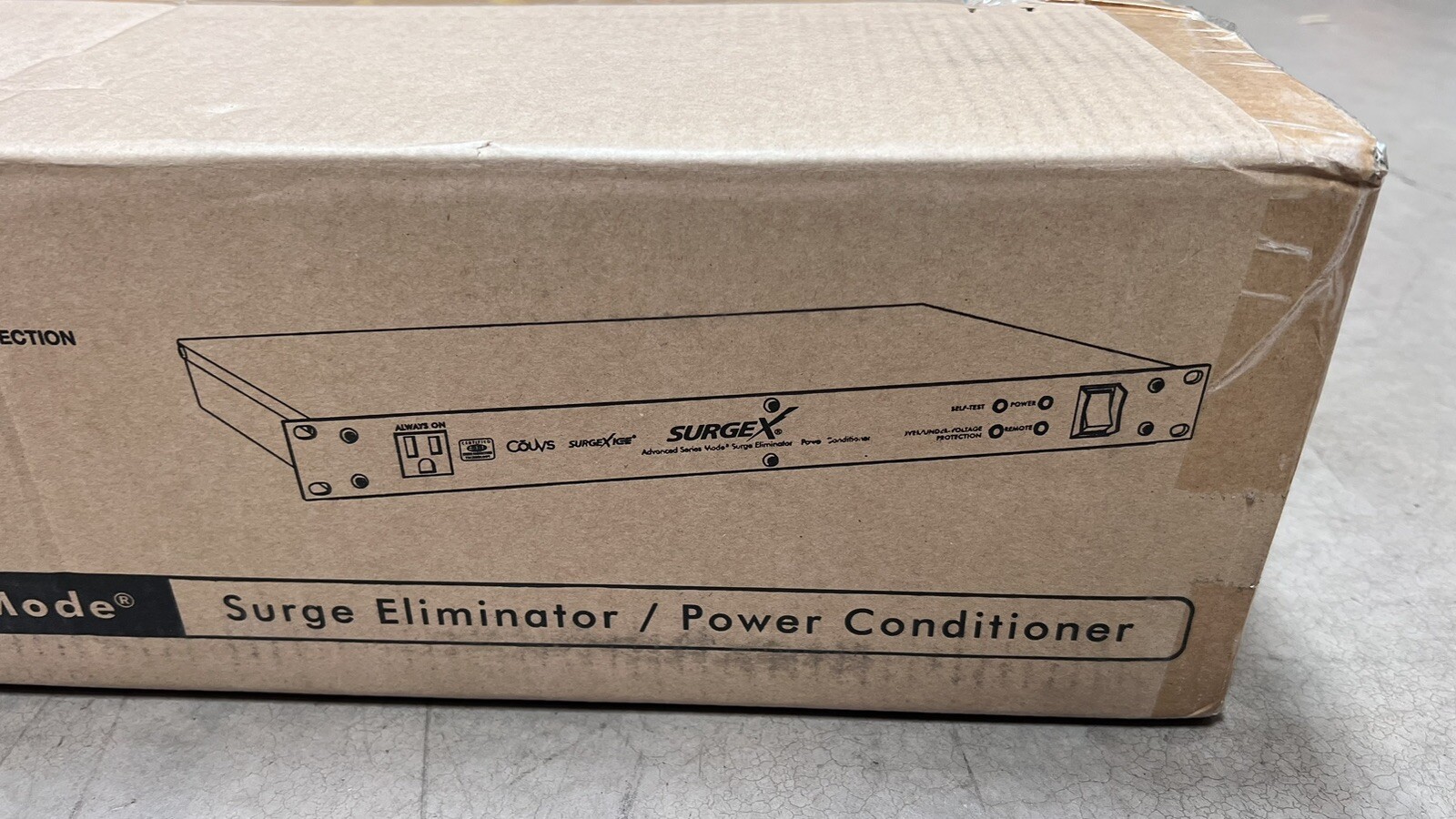 SurgeX SX-1115-RT 120 V 15A Rack Mount Surge Eliminator - Black for ...