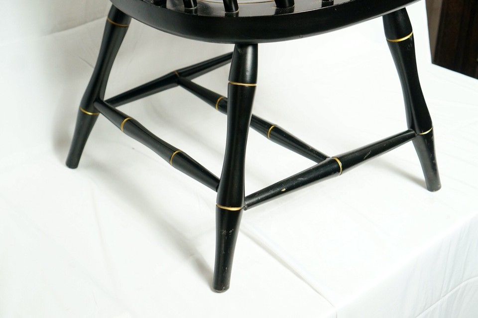 Nichols and Stone 1776 American Bicentennial Black Hardwood Windsor ...