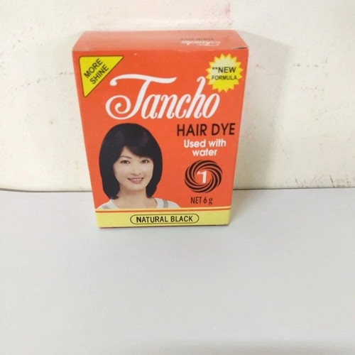 3 Pcs Tancho Hair Dye Powder Natural Black ORIGINAL Free Shipping @6gr ...