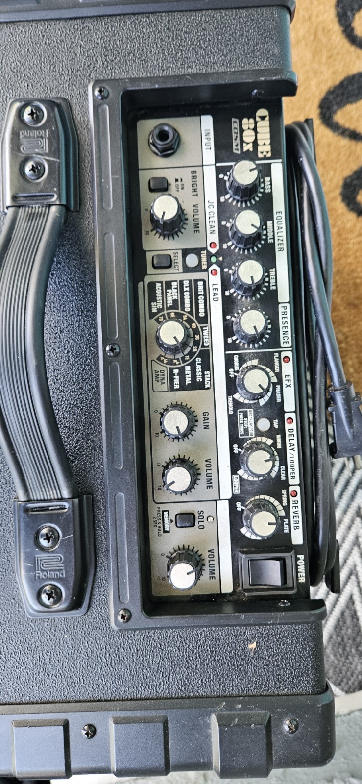 Rare Roland CUBE 80X 80W 1x12" Guitar Combo Amp Vintage Guitar Tube Reverb Delay | eBay