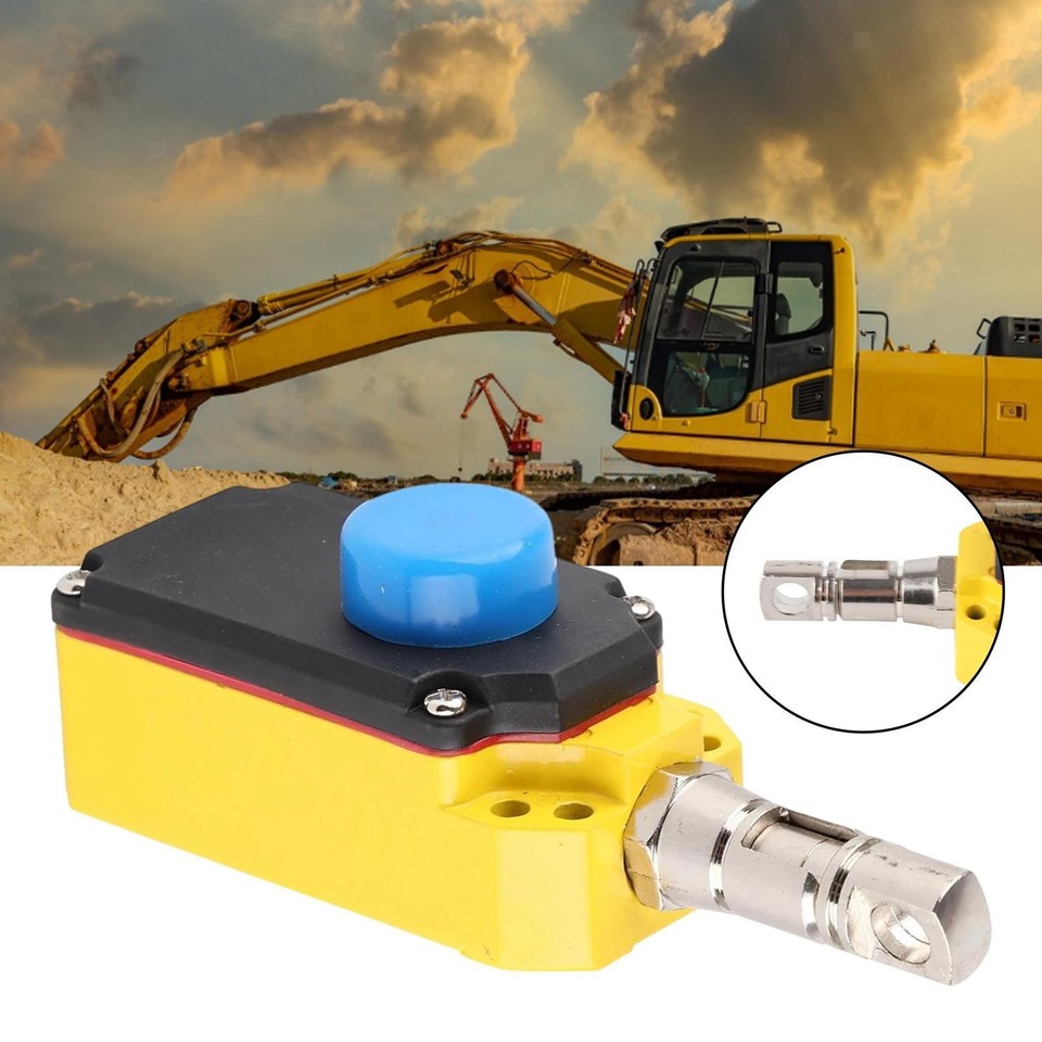 Emergency Stop Rope Pull Switch with Reset Button Pull Rope Automatic ...