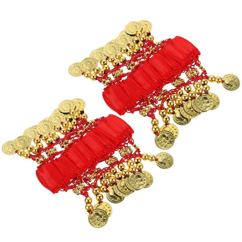 2 Pcs Ankle Bracelets Costume Jewelry Belly Dancer Women Anklets | eBay UK