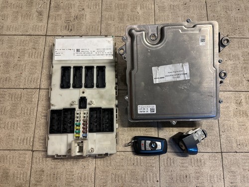 OEM BMW F30 F32 F33 N55 Complete Engine DME Ignition Key Lock Start Set ...
