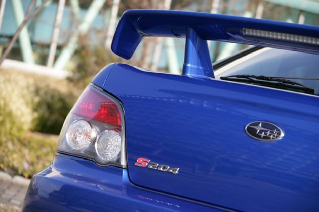 S204 SPEC C LIMITED REAR SPOILER WING GLASSFIBER FRP FOR SUBARU IMPREZA ...