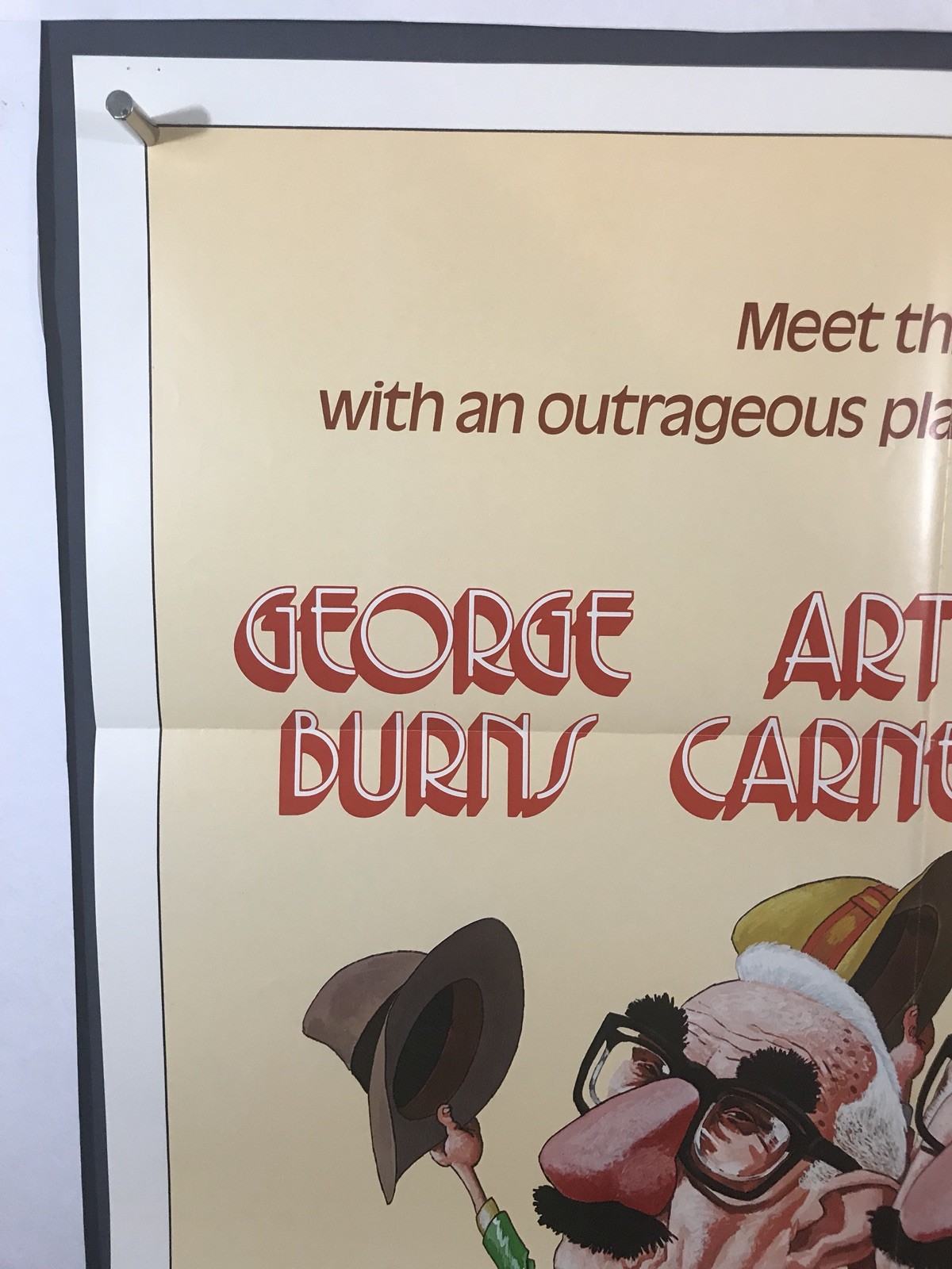 GOING IN STYLE Movie Poster (Fine) One Sheet 1979 George Burns Art ...