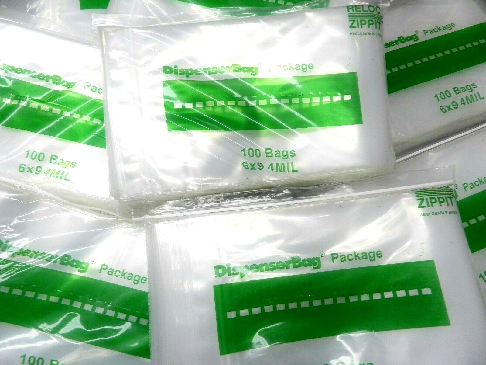 1000 6"x9" Zippit Bags 4 mil Clear Heavy Duty Reloc 4Mil Thick 6x9 Bags ...