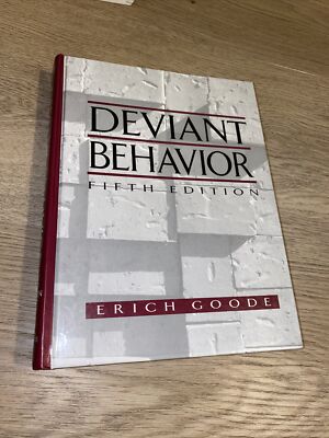 Deviant Behavior by Erich Goode (1996, Hardcover) 9780135312940| eBay