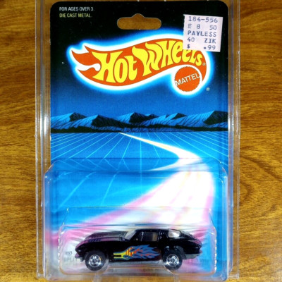 Hot Wheels Vintage Corvette Split Window '63 Black BW Blackwall Hong ...