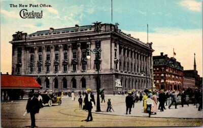 Postcard The New Post Office Cleveland Ohio | eBay