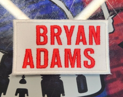 EMBROIDERED BRYAN ADAMS STACKED ROCK BAND PATCH (Please Read Ad) | eBay