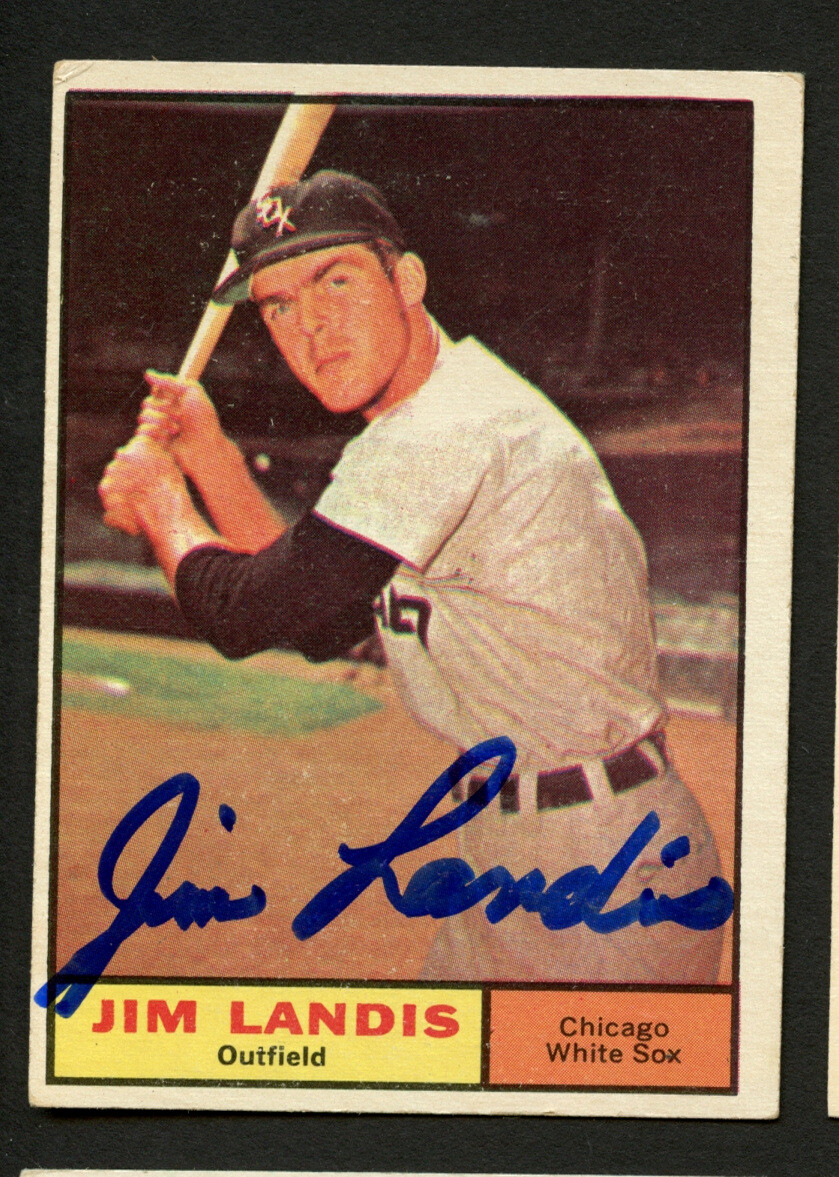 Jim Landis #271 signed autograph auto 1961 Topps Baseball Trading Card ...