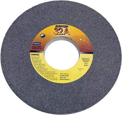 Norton 10 Inch Diameter Type T-1 Vitrified Straight Grinding Wheel 3 ...