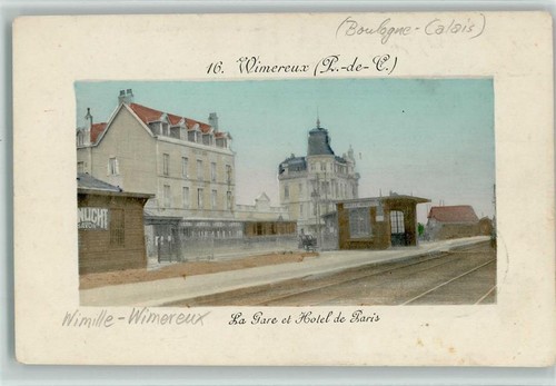 13119003 - Wimereux Hotel de Paris Train Station France | eBay