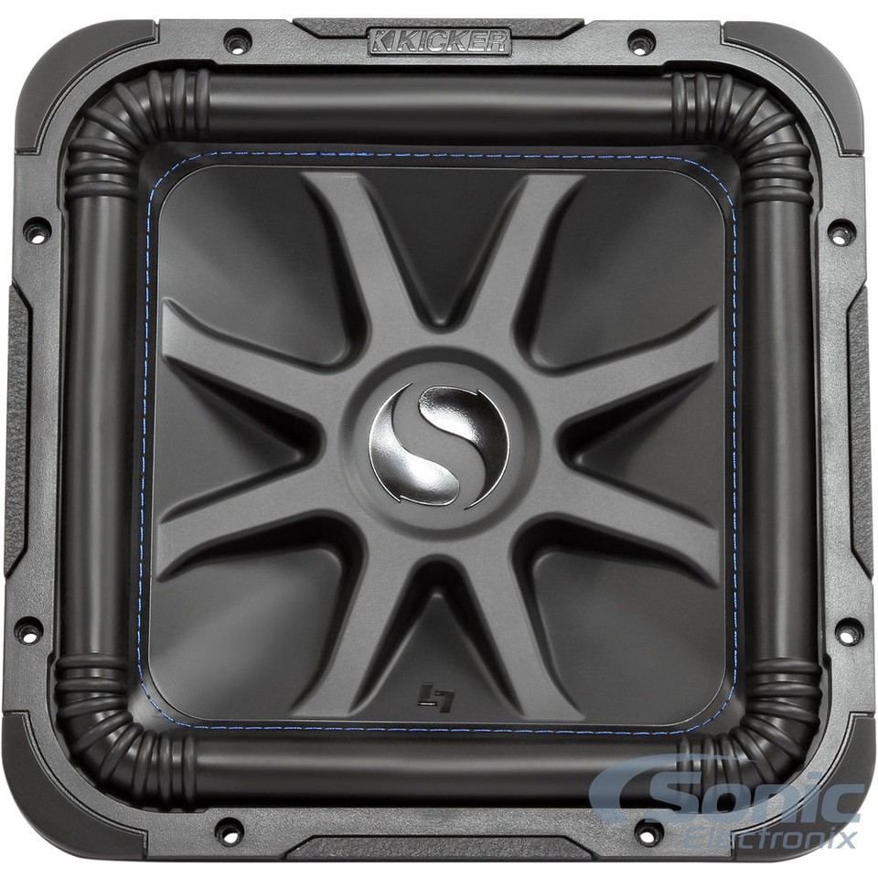 Kicker Solo-Baric L7S 1500W 12" 2 Ohm Ported Square Car Audio Power ...