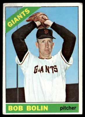 1966 Topps Bob Bolin #61 San Francisco Giants Baseball Card | eBay
