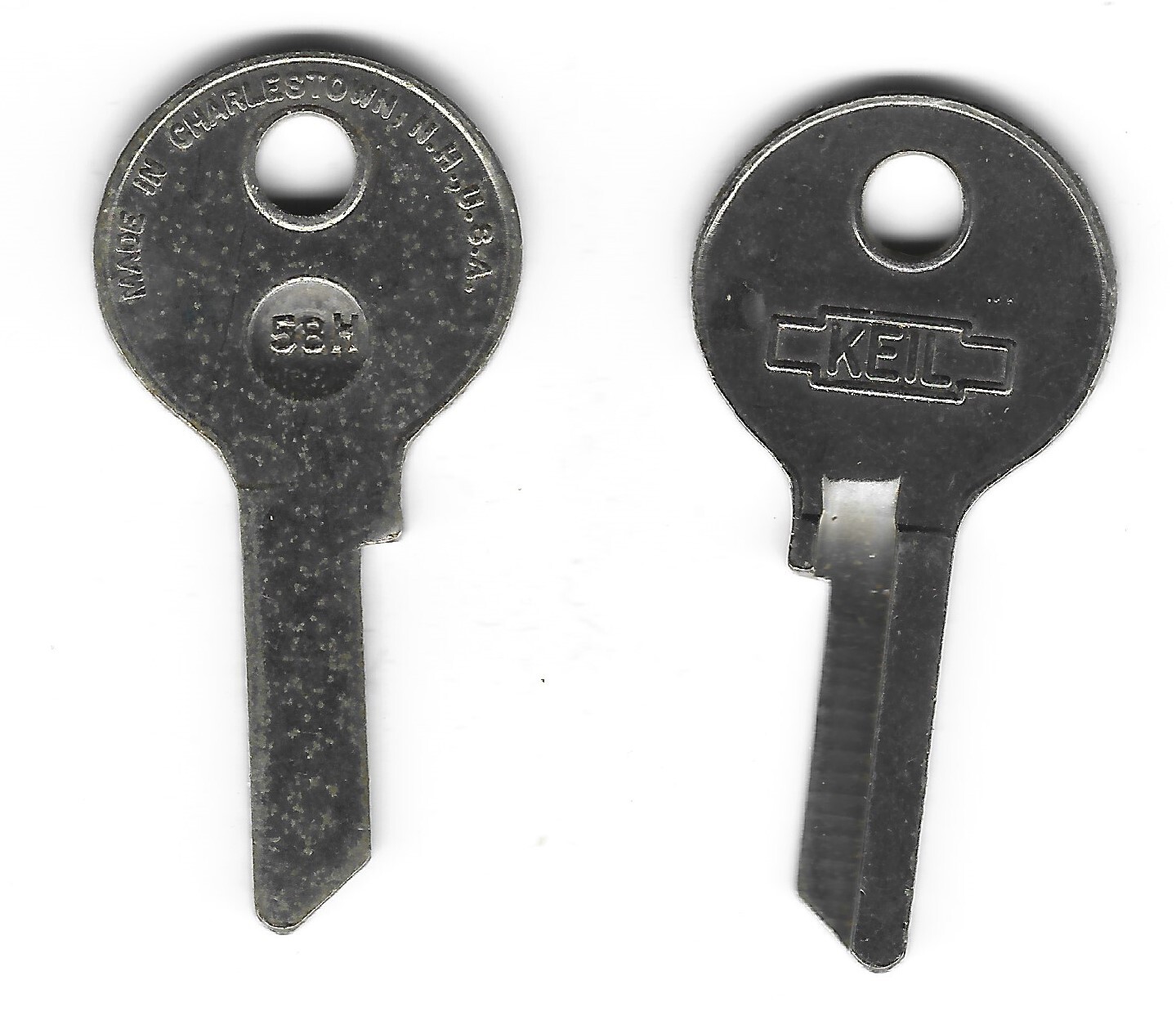 Keil58H NOS uncut key blank Fits Ford / Hurd same as Ilco 1125 / H6 | eBay