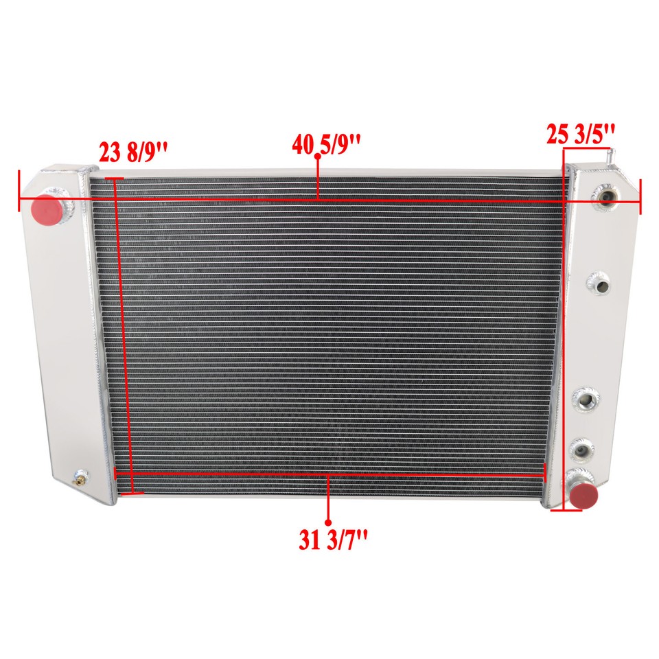 3 Rows Aluminum Radiator fit 1991-1996 GMC C6000 Topkick Chevy C60 ...