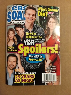 CBS Soaps In Depth Magazine July 8 2019 Greg Rikaart Elizabeth ...