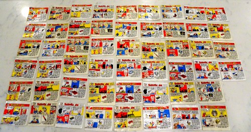 Bazooka Joe Comics Lot of 53 Wax Bubble Gum Wrappers 1958-'60 | eBay