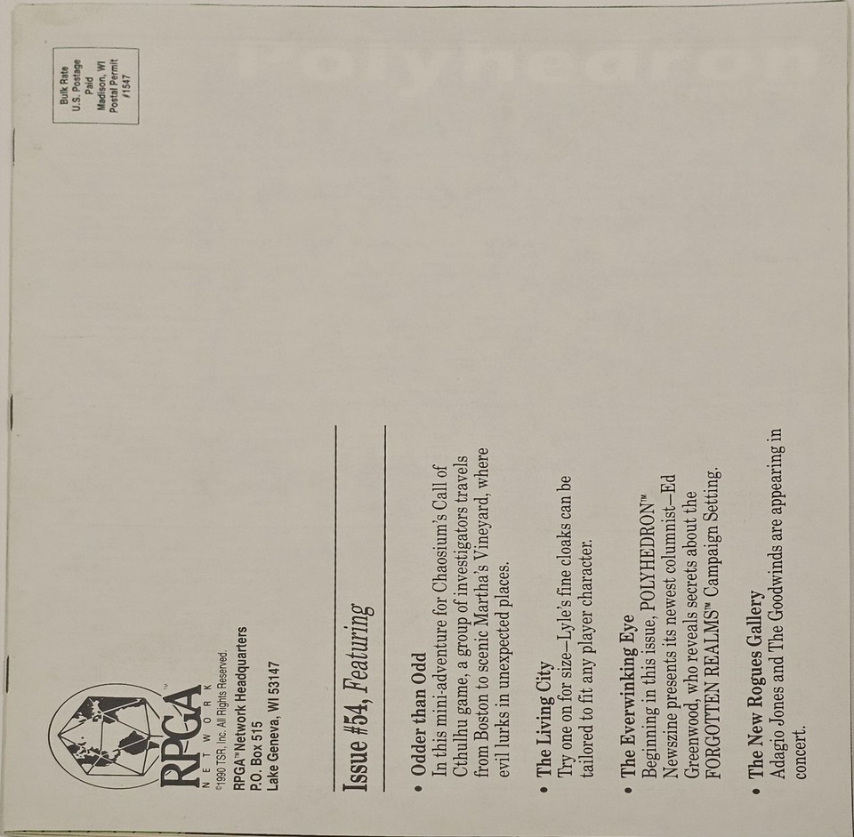 Frank Mentzer Collection – Signed Ed Greenwood Manuscript & 4 issues ...