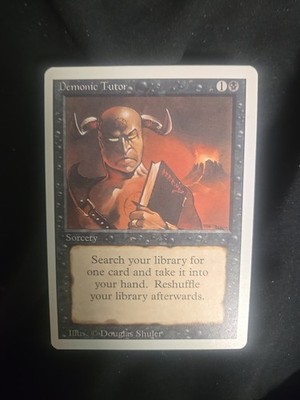 Demonic Tutor Revised Edition Regular | eBay