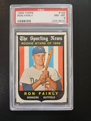 1959 Topps # 125 Ron Fairly RC PSA 8 NM-MT | eBay