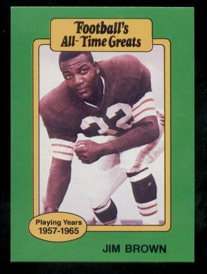 Cartao De Futebol Jim Brown Jim Brown Cleveland Browns 2000 Upper Deck