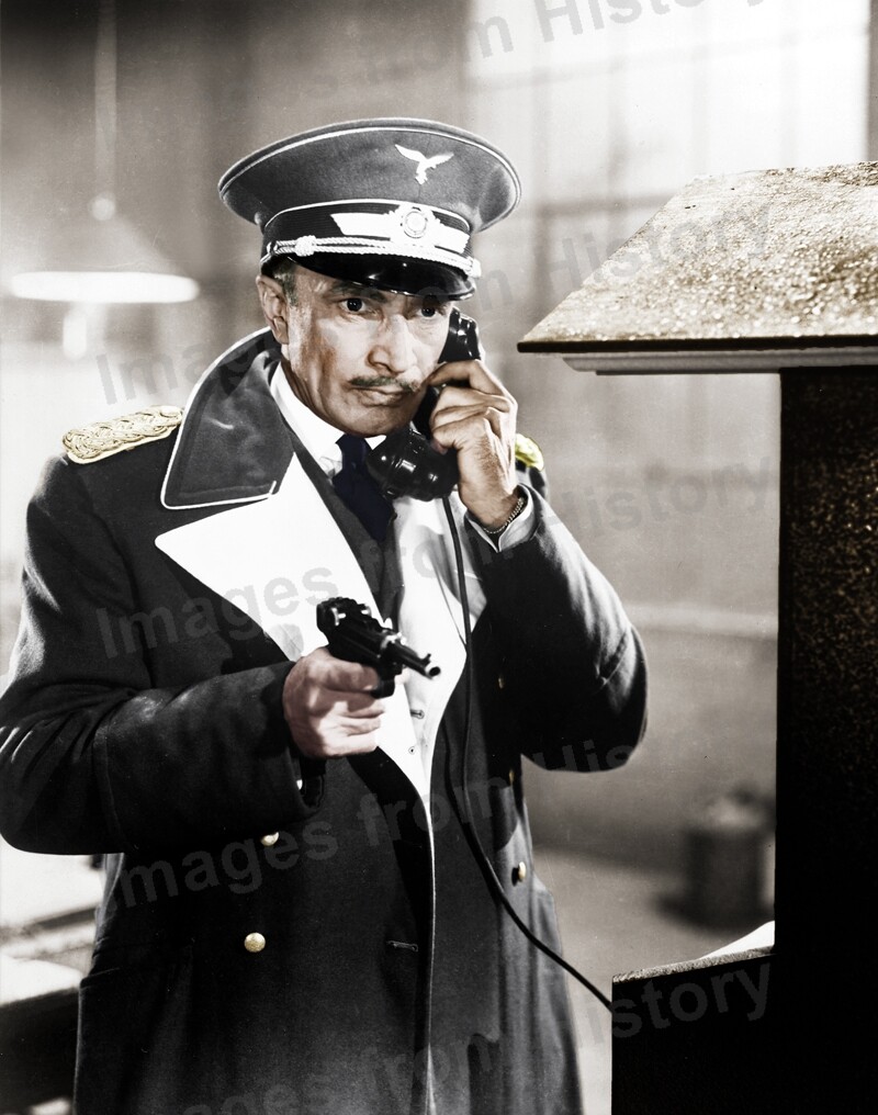 8x10 Print Conrad Veidt as Major Strasser Casablanca 1943 Colorized # ...