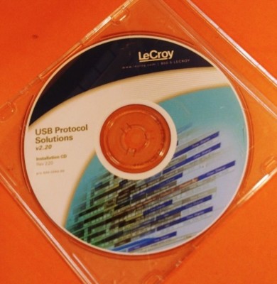 Lecroy USB Protocal Solutions v2.20 Installation CD Rev. 2.2 | eBay