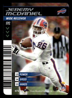2001 NFL Showdown #74 Jeremy McDaniel | eBay