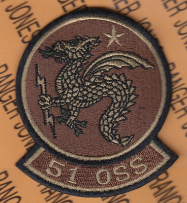 USAF Air Force 51st Operational Support Sq OSS 3.25" OCP NO HOOK patch c/e | eBay